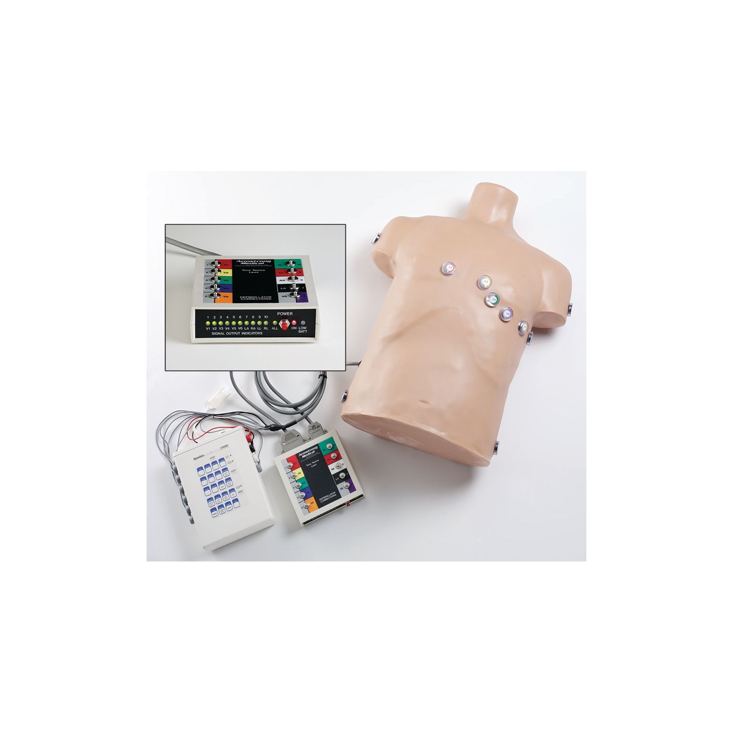 12 Lead Ecg Placement Color Coded