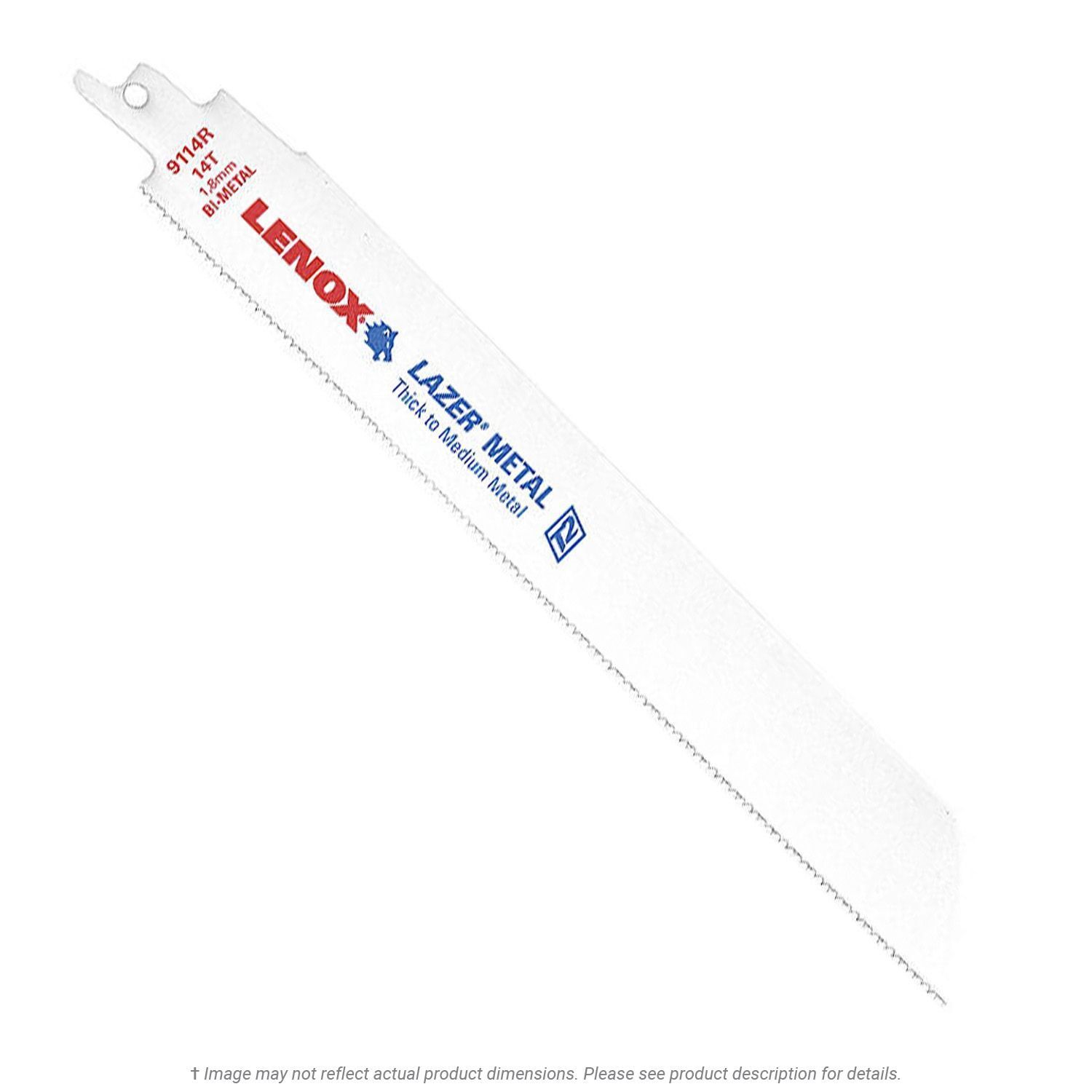 Lenox Lazer 9" x 14T Bi-Metal Recip Blades - 5 per Pack | K.L. Jack