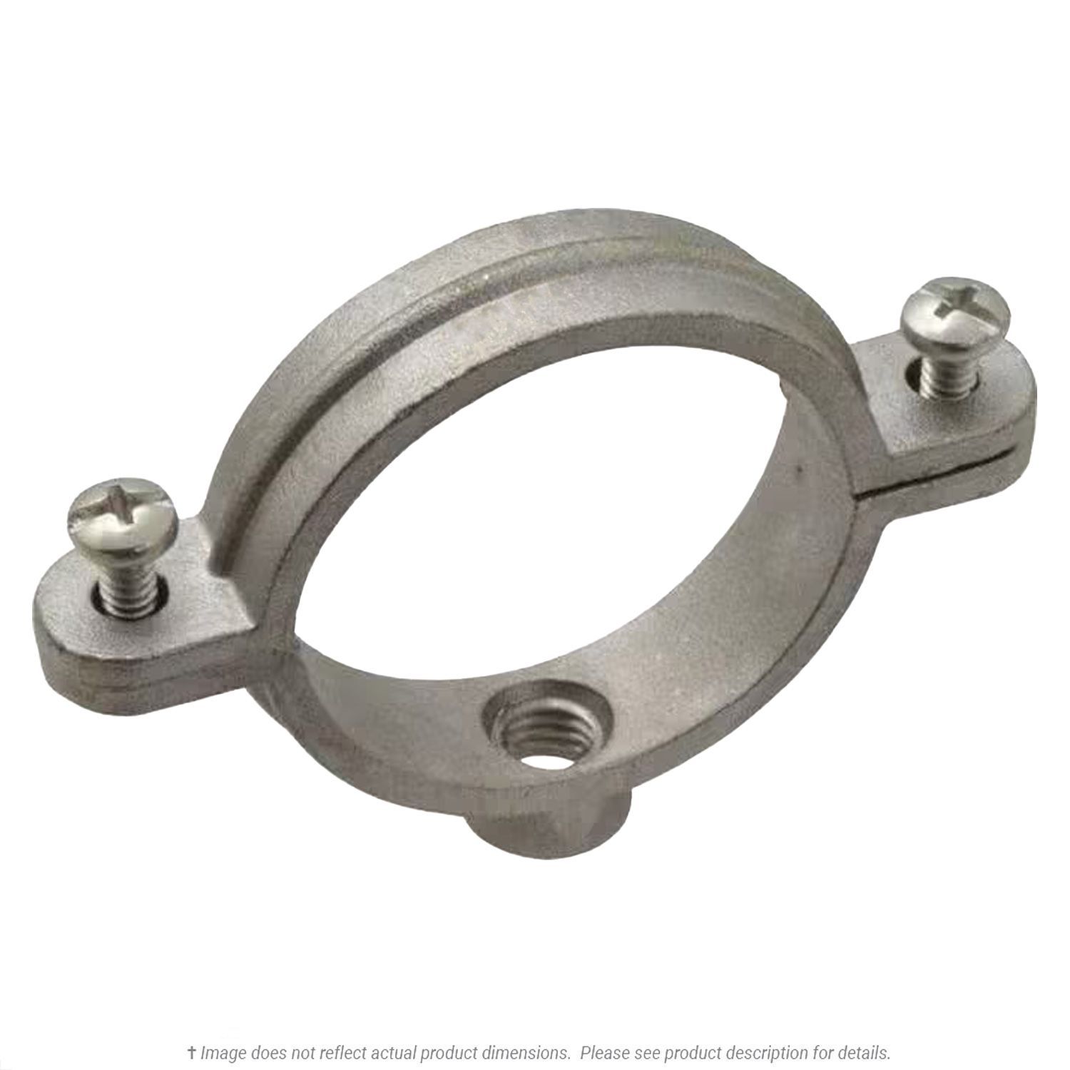 1/2" Pipe 2-Screw Split Ring Hanger Stainless Steel | K.L. Jack