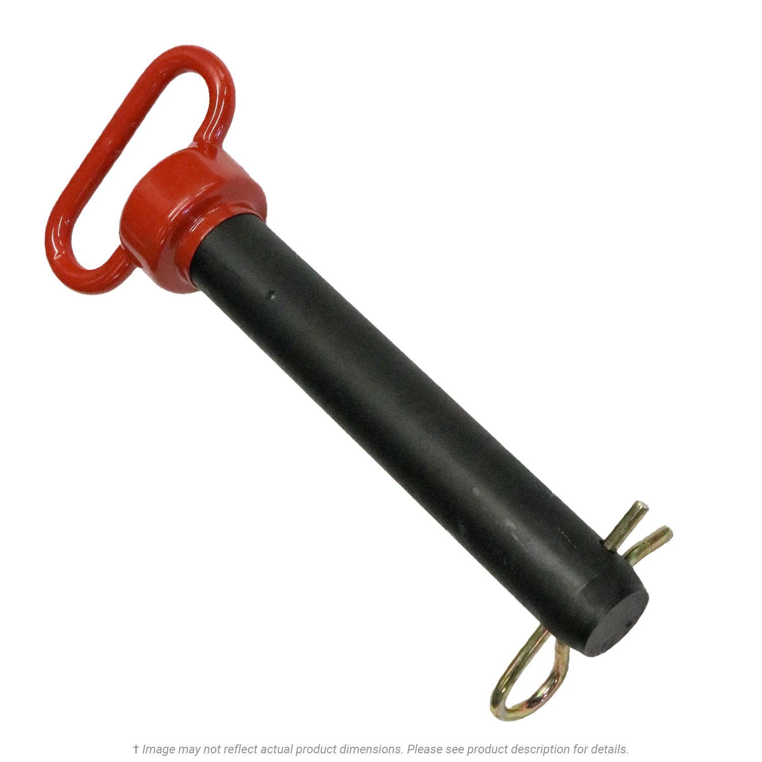 5/8" x 5-1/2" Steel Hitch Pin with Handle and Retaining Clip Included ...