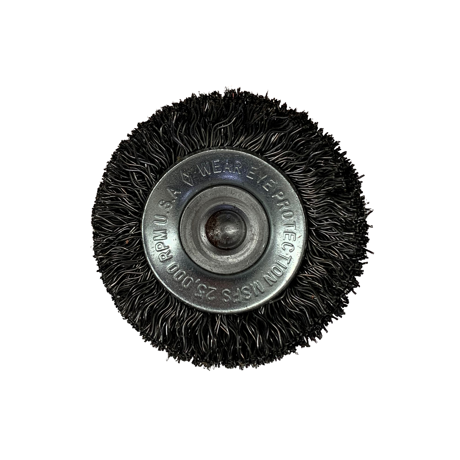 1-1/2" Carbon Radial Concave Crimped Wire Wheel - 0.012mm Wire Gauge ...