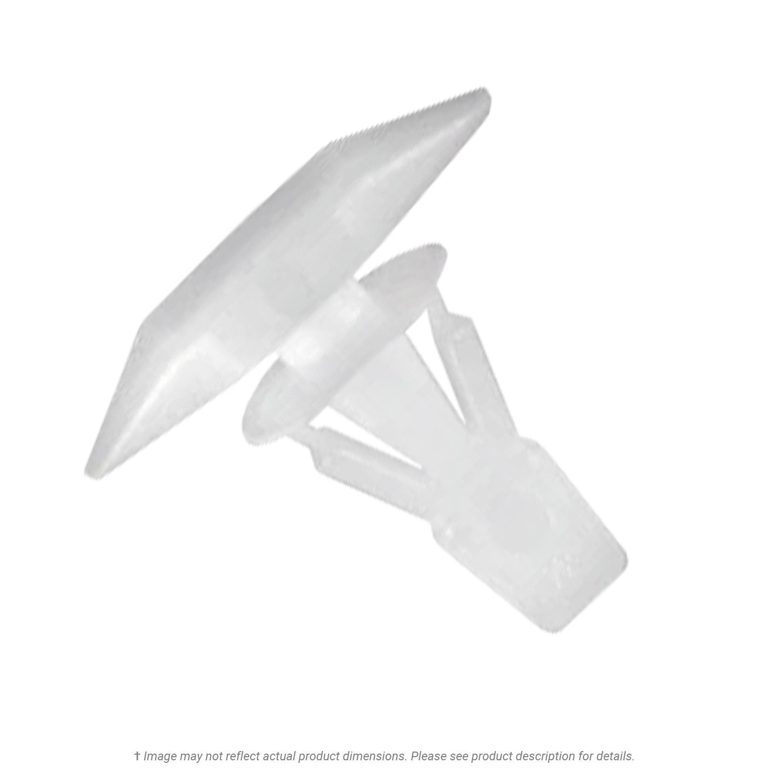 Dodge White Nylon Weatherstrip Retainer - 50 per Box | K.L. Jack