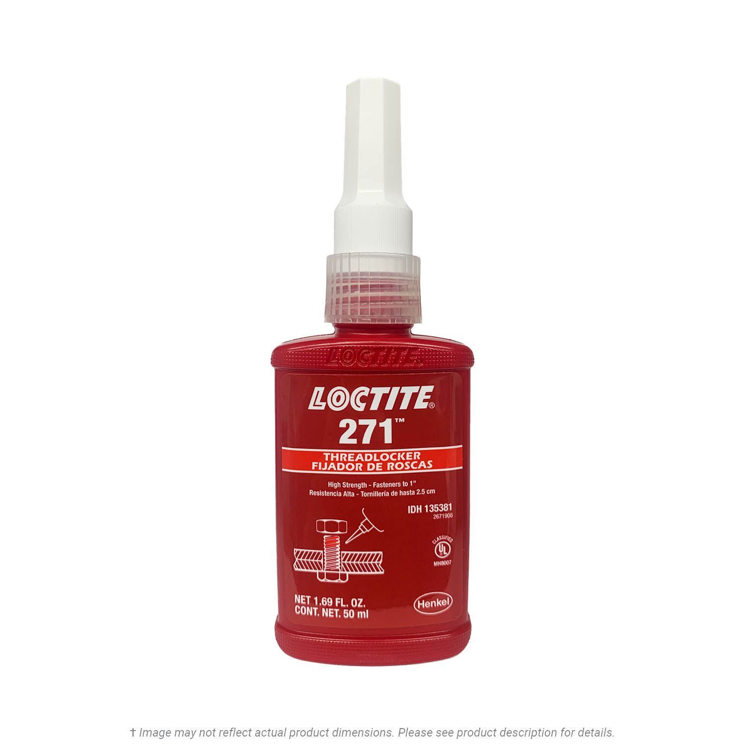 271 Threadlocker High Strength 50 ml Bottle | K.L. Jack