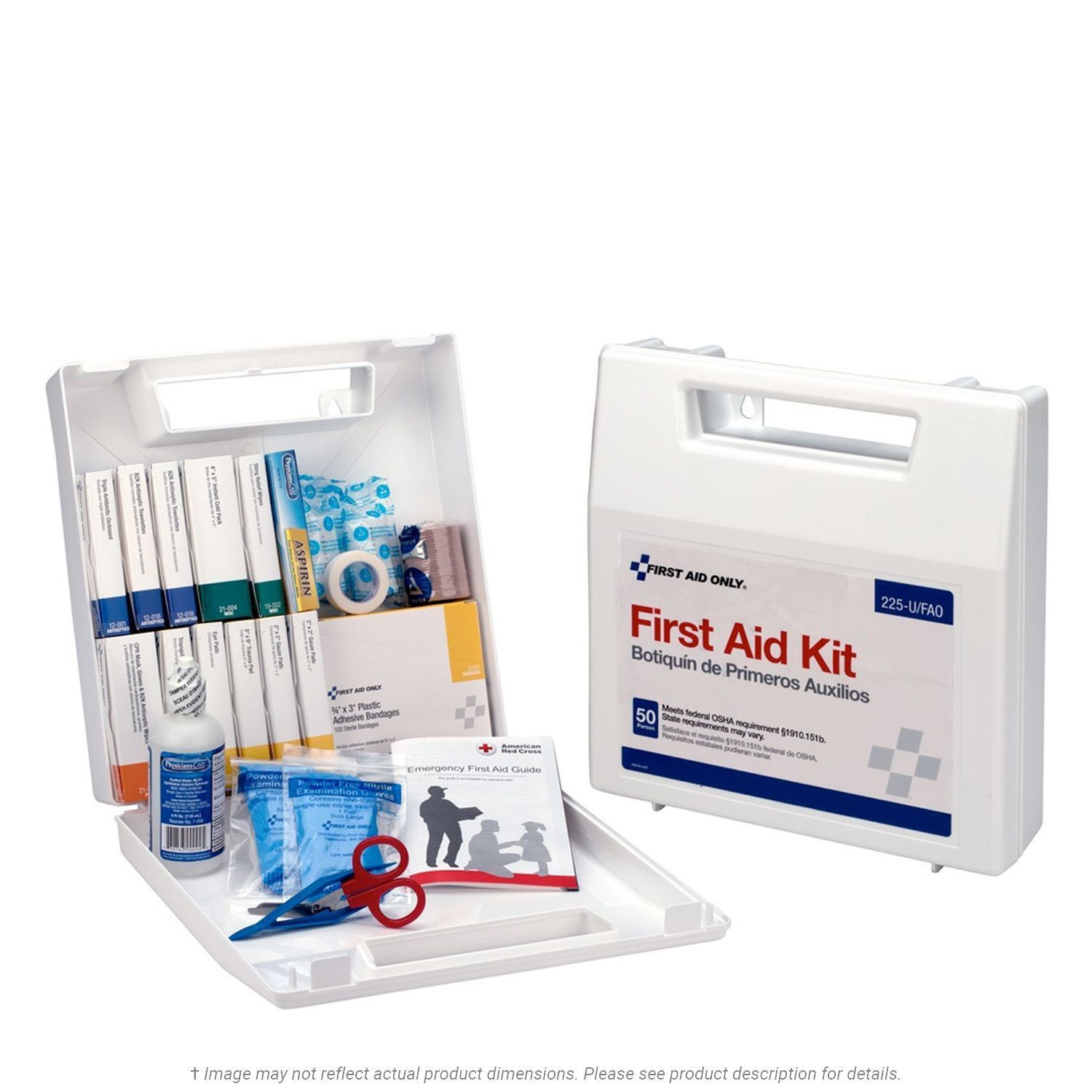 196 Piece First Aid Kit - 50 Person | K.L. Jack