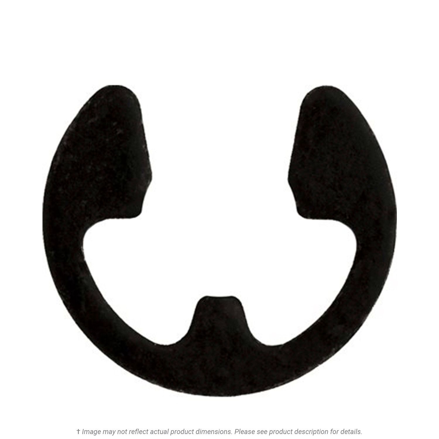 3/16" Shaft E-Type Retaining Ring Phosphate & Oil Finish | K.L. Jack