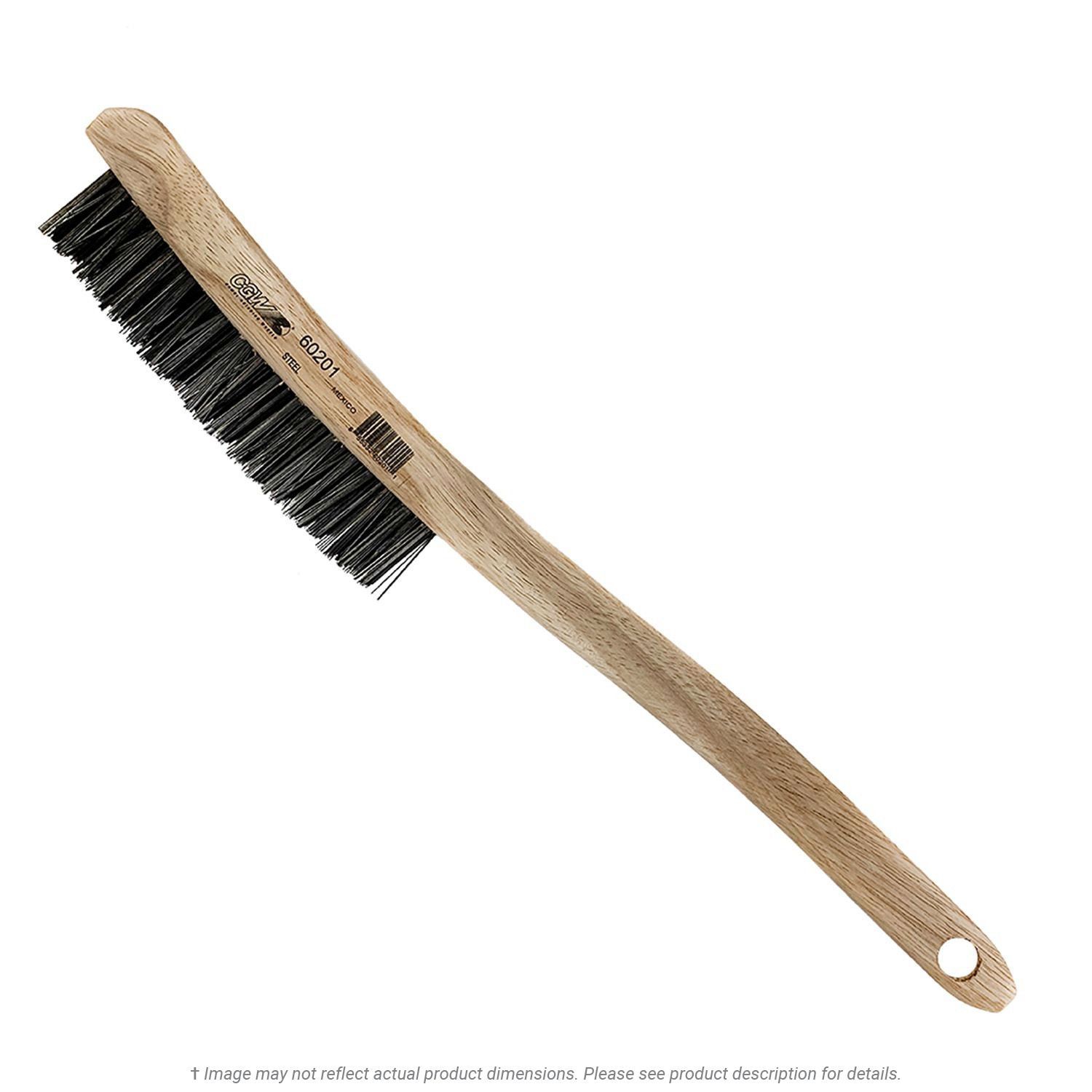 Economy Curved Handle Scratch Brush | K.L. Jack