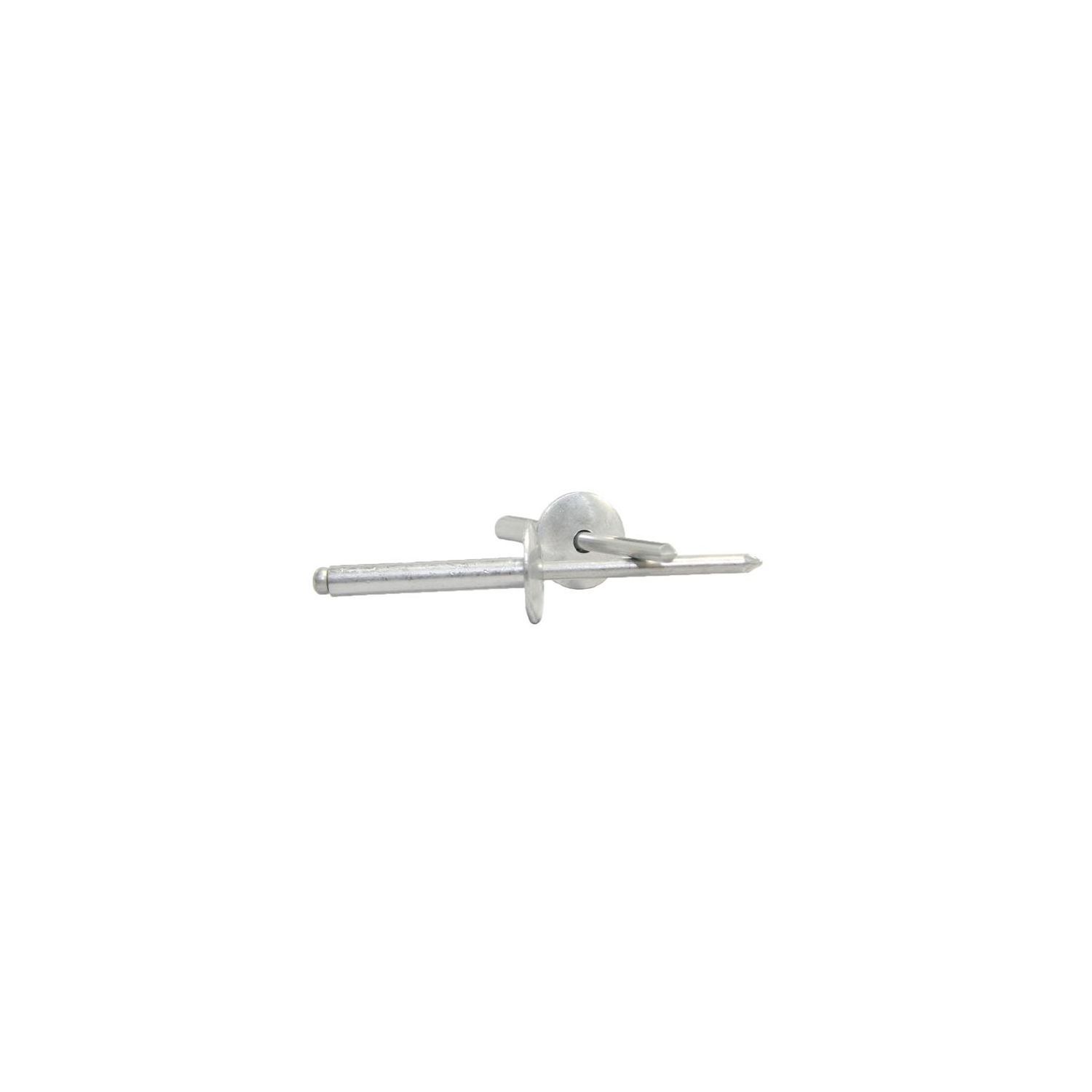 Rivet, Lrg Flg, Aluminum 3/16dia 1/4grip | K.L. Jack