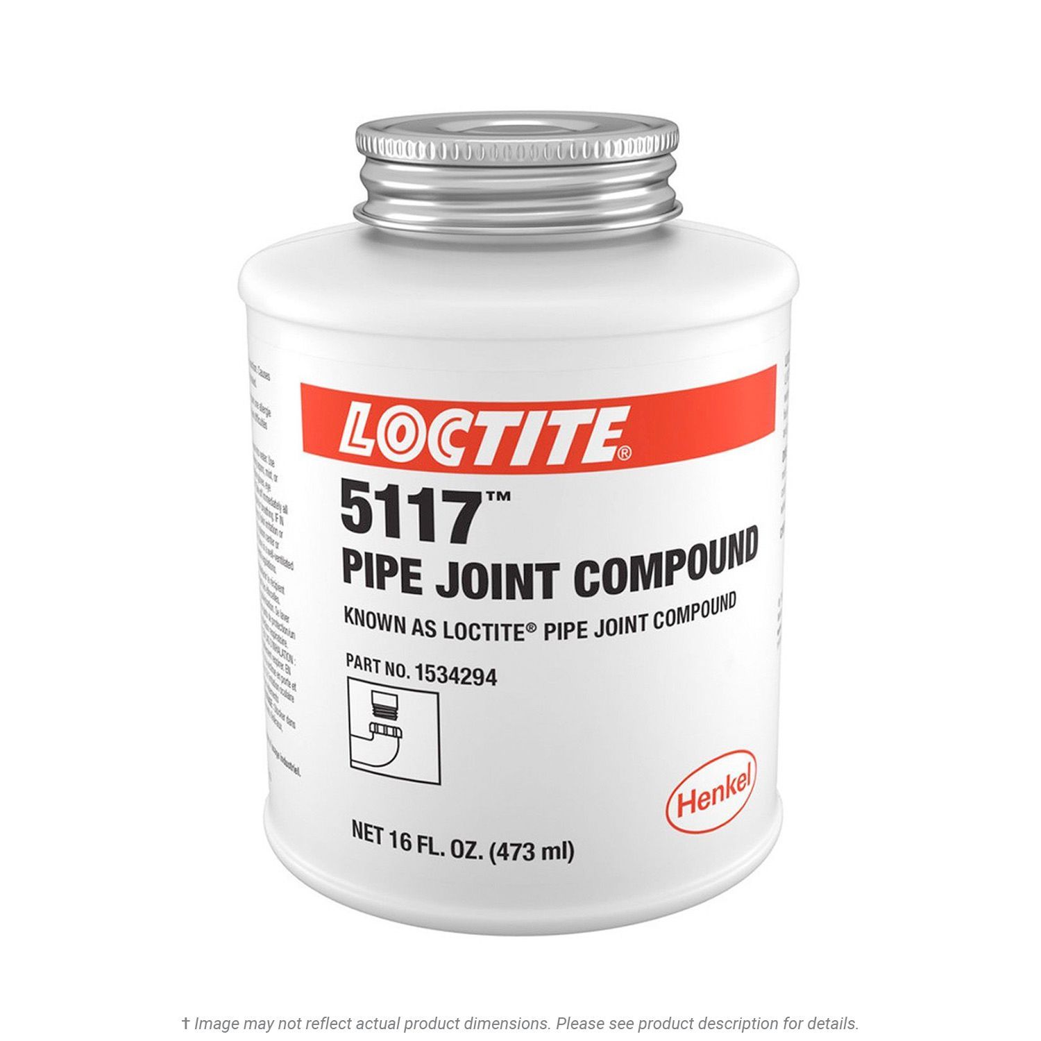 Pipe Joint Compound 16 oz Brush Top Can | K.L. Jack