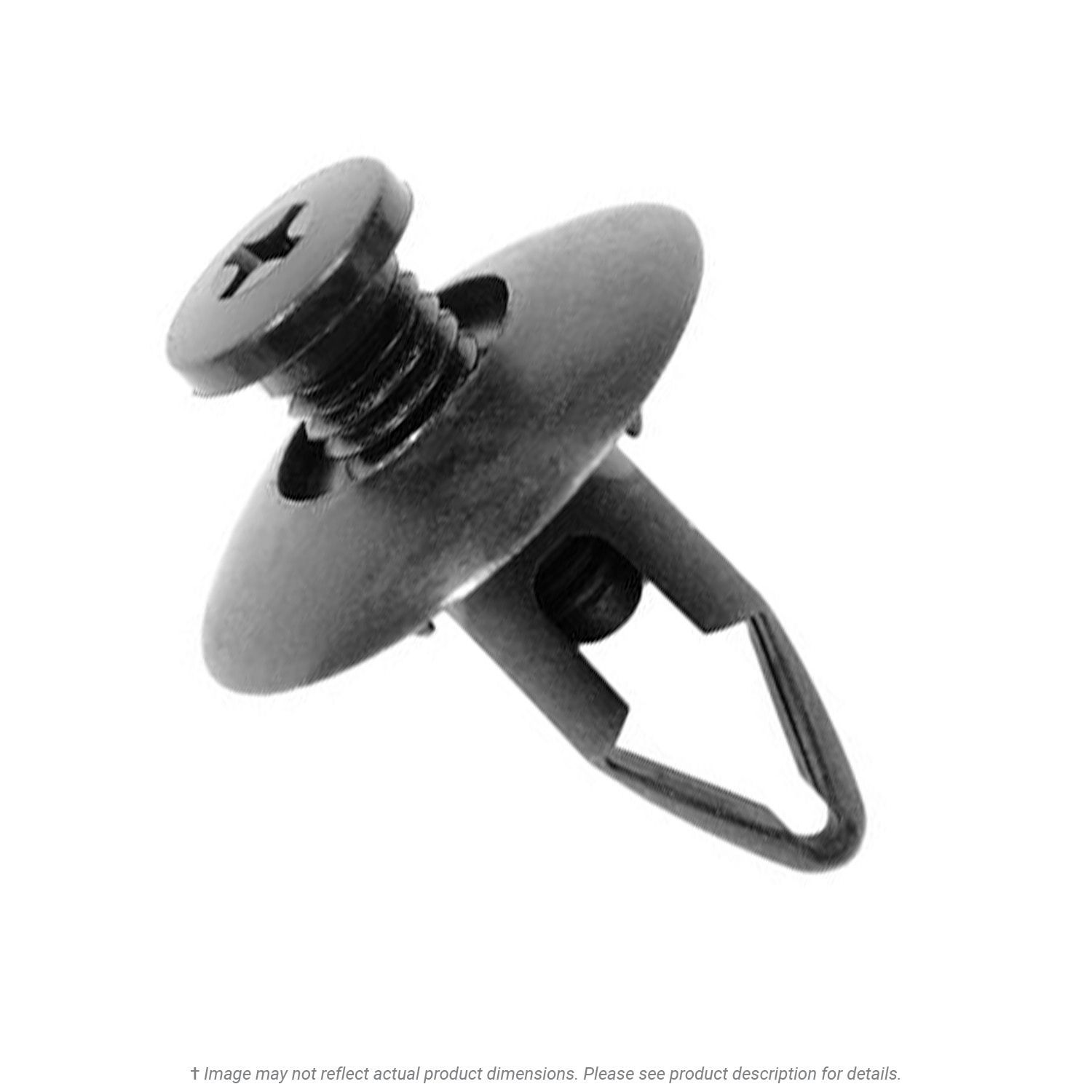 Nissan Black Nylon Push Type Retainer - 10 per Box | K.L. Jack