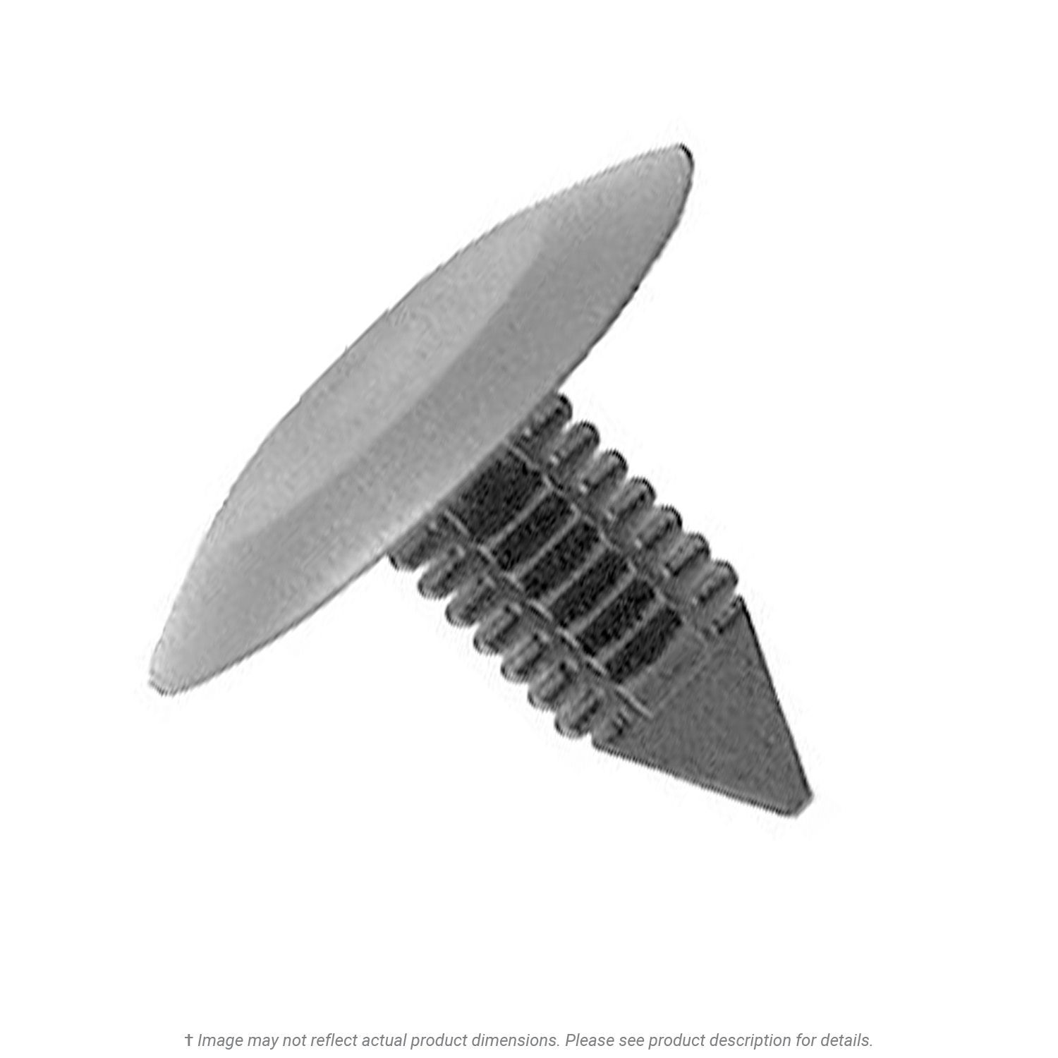 Black Nylon Door Trim Panel Retainer - 25 per Box | K.L. Jack