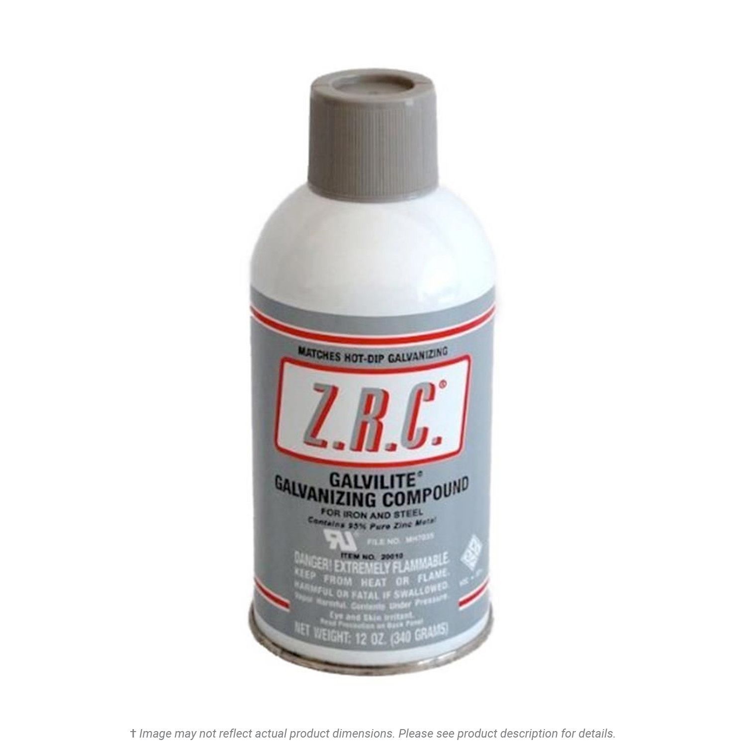 ZRC Galvilite Galvanizing Spray 12 Fluid Ounces | K.L. Jack