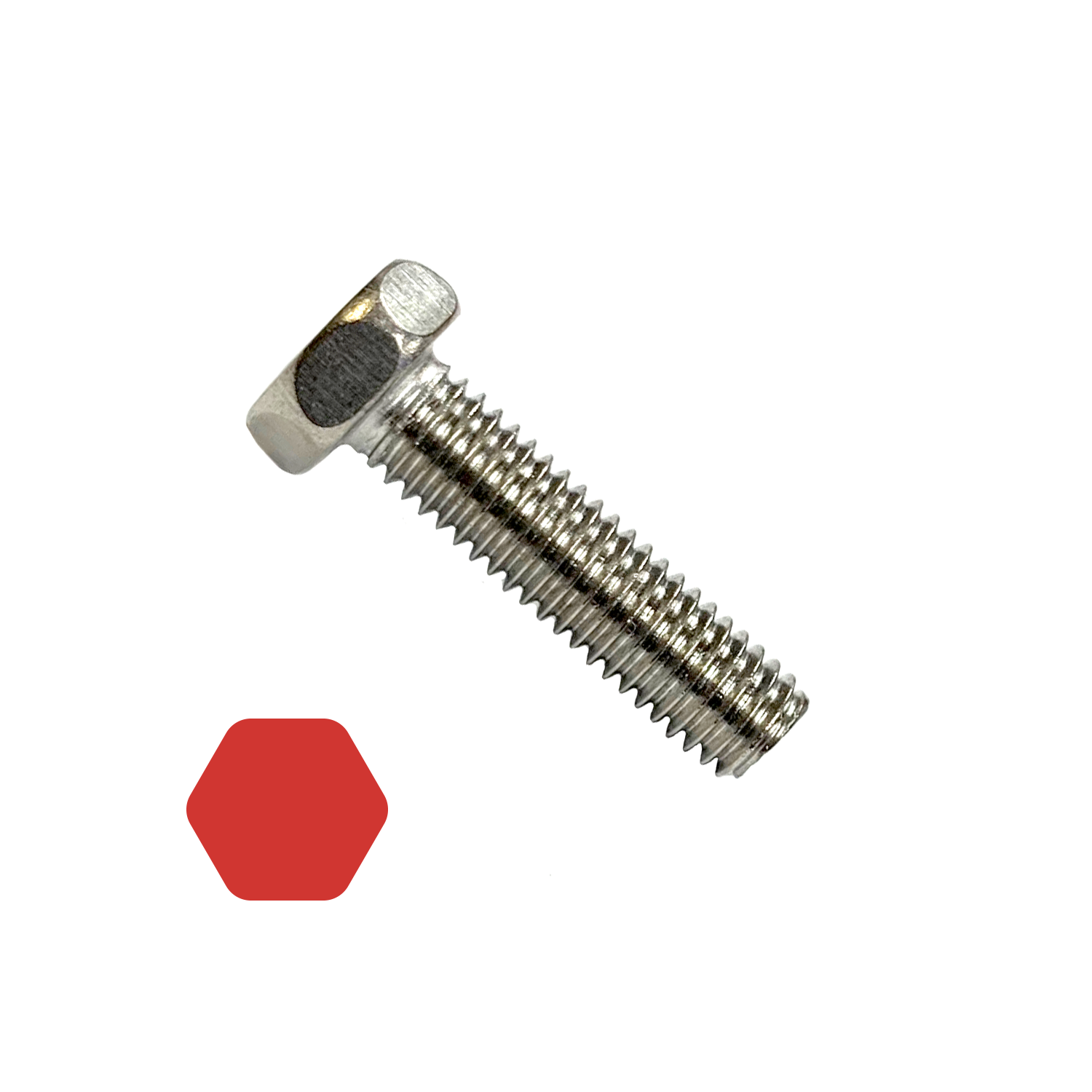 10-32 X 1 Hex Head Machine Screw S/S | K.L. Jack