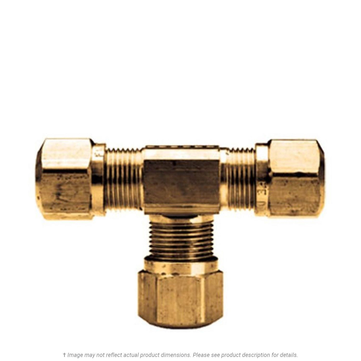 Brass 1/4" Tube DOT Air Brake Union Tee | K.L. Jack
