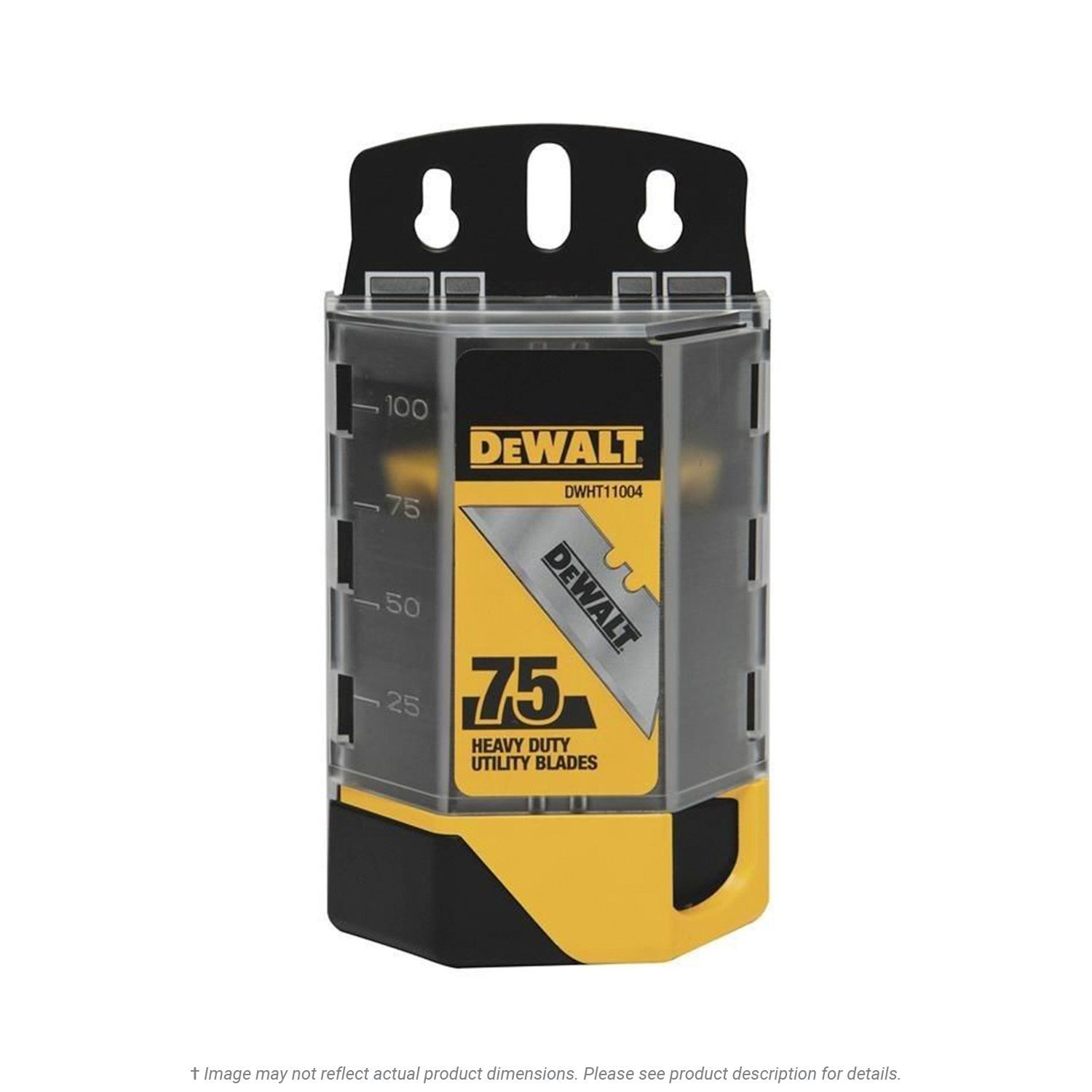 DeWalt Heavy Duty Utility Blade - 75 Pack | K.L. Jack