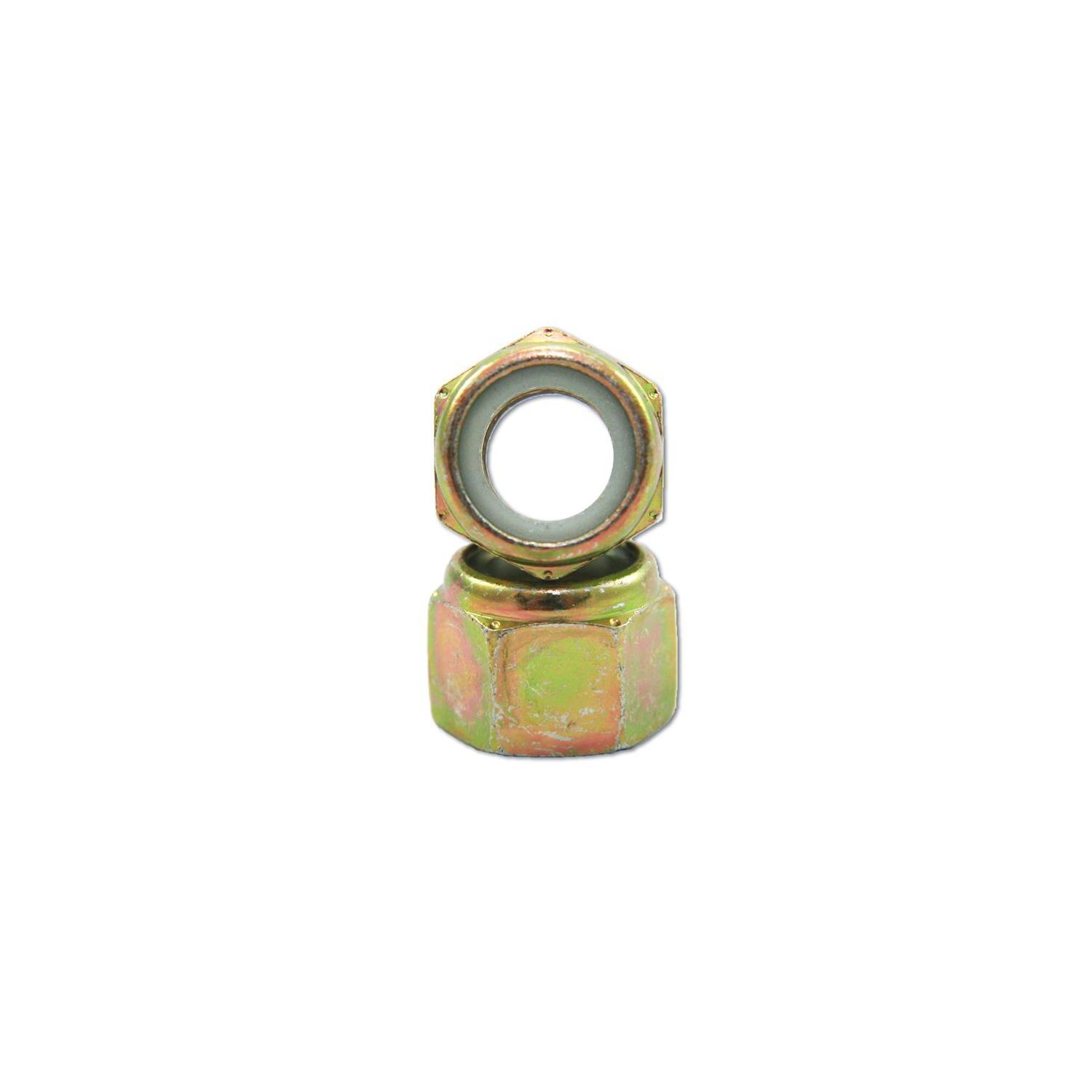 3/8"-16 Zinc Plated Nylon Insert Lock Nut Grade 8 | K.L. Jack