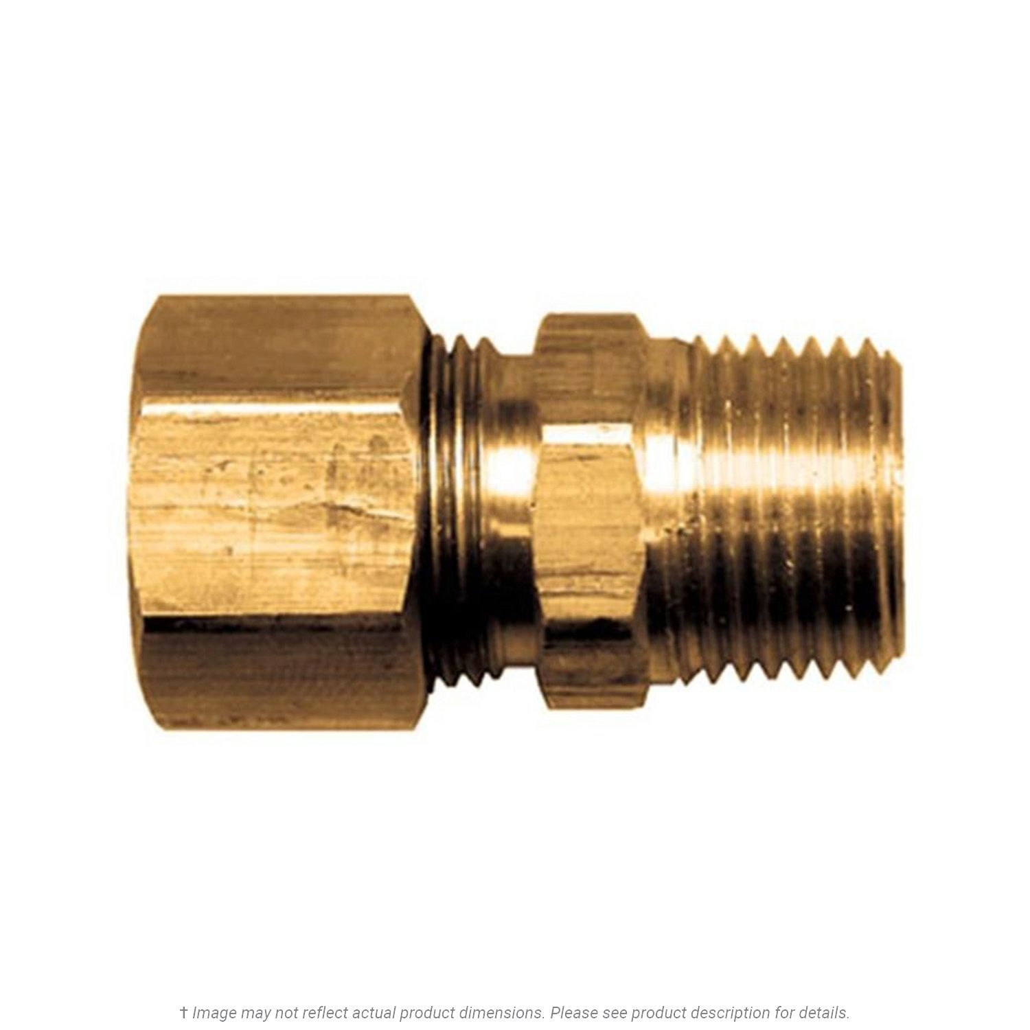 Connector Compression 5/16" Tube x 1/4" Male Pipe Thread | K.L. Jack