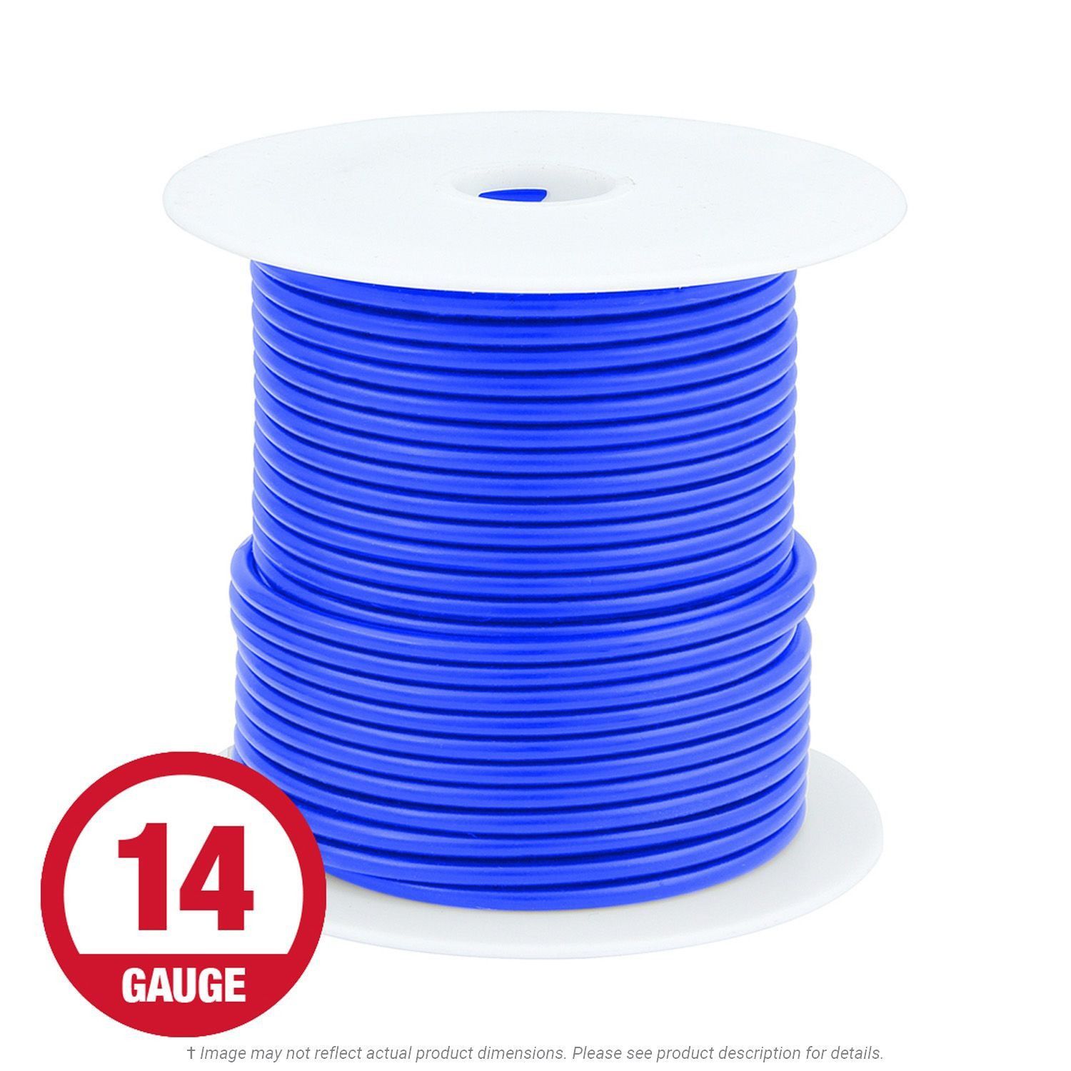 Primary Wire 14 Gauge Blue 100' Spool | K.L. Jack