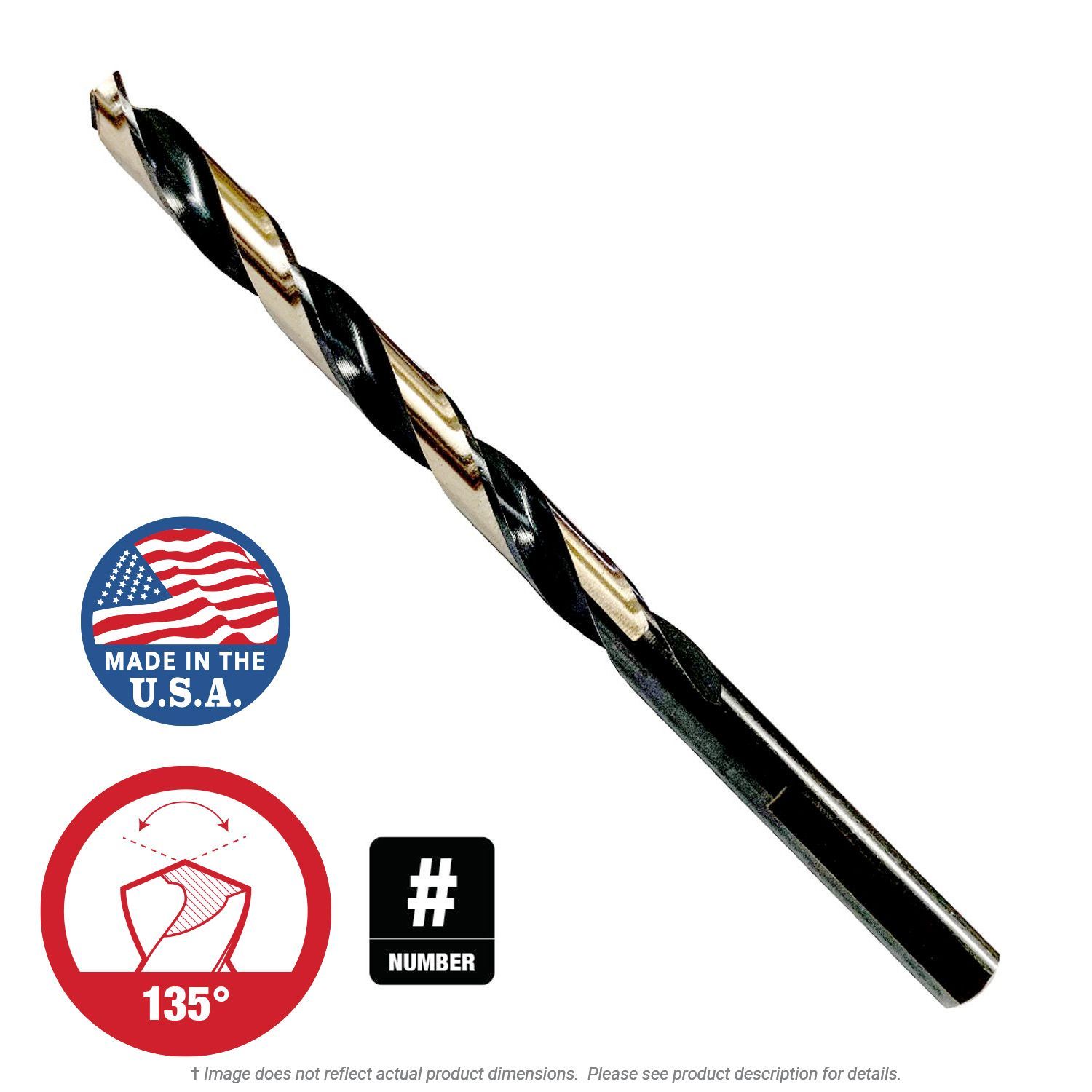 #30 Number Super Premium Jobber Drill 135° Split Point | K.L. Jack