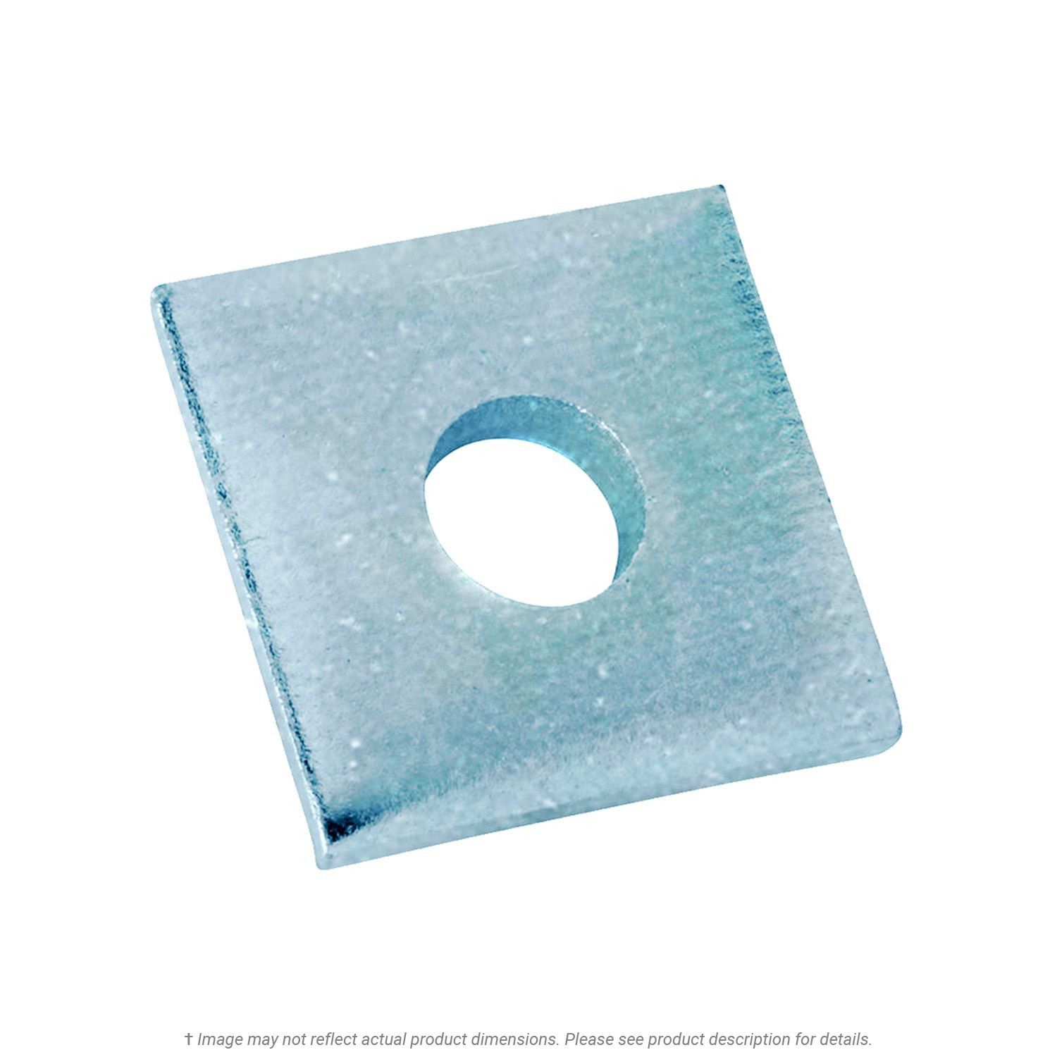 3/8" Square Strut Washer, Zinc Plated | K.L. Jack