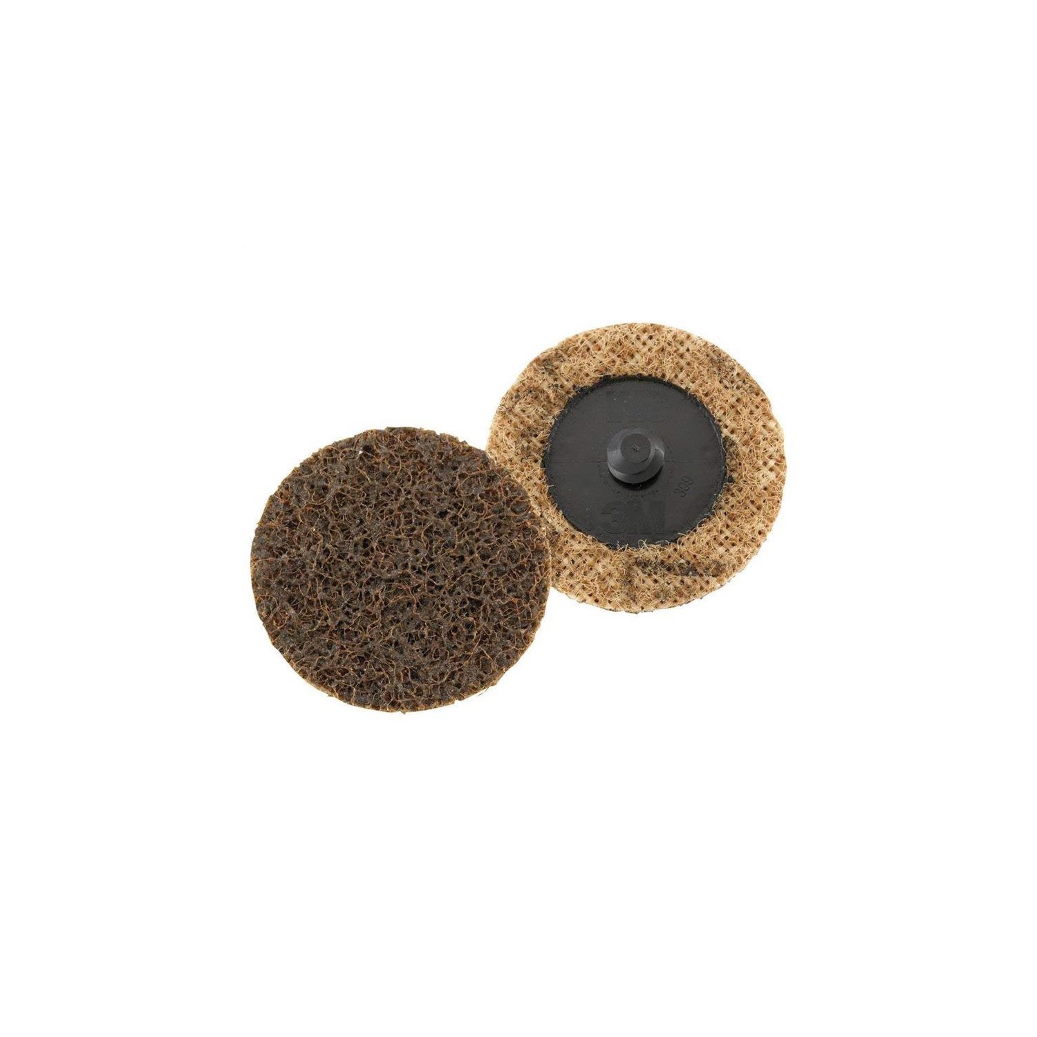 3" Brown Coarse Roloc Scotch Brite Disc - 25 Per Box | K.L. Jack