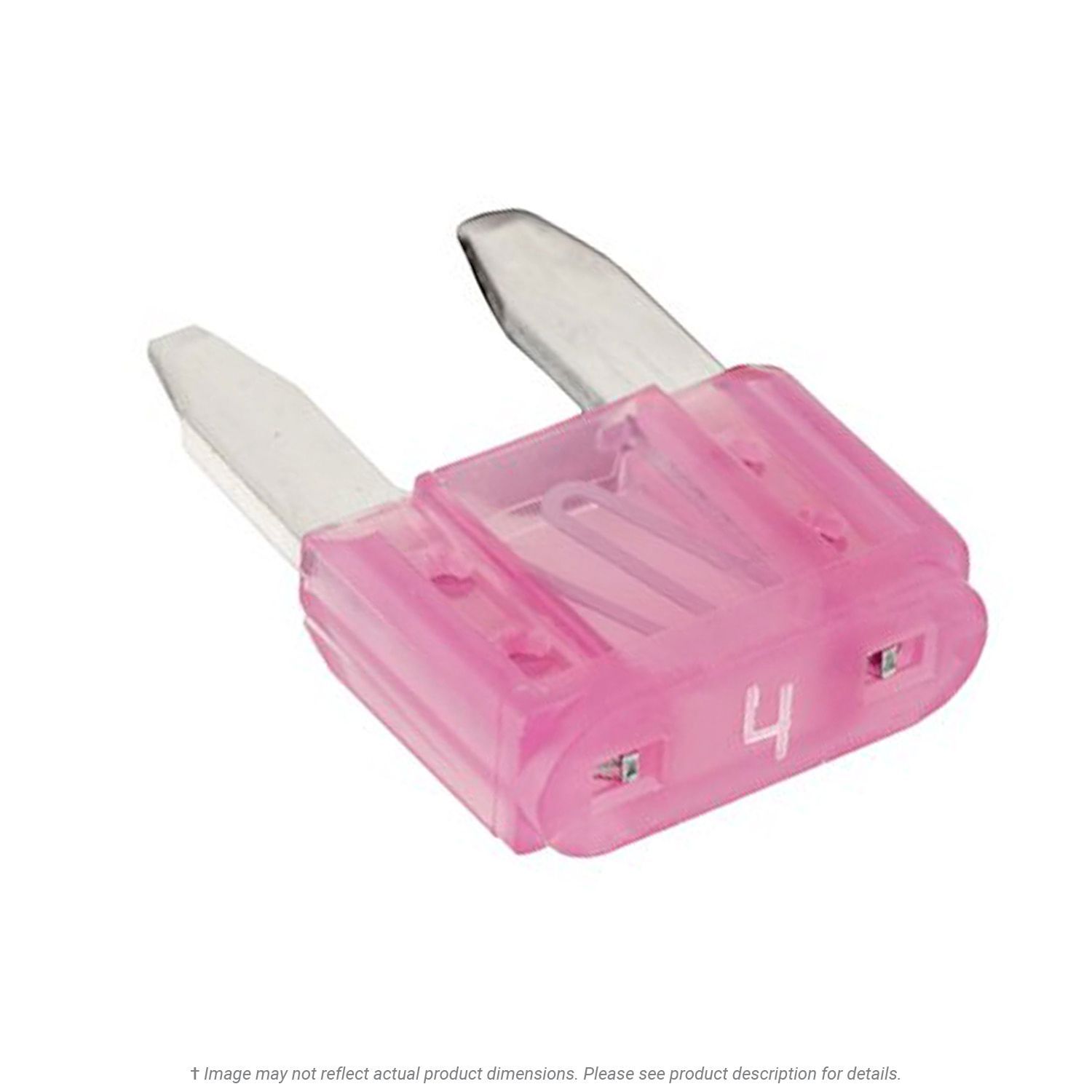 Pink Mini Fuse 4 Amp - 5 per Box | K.L. Jack