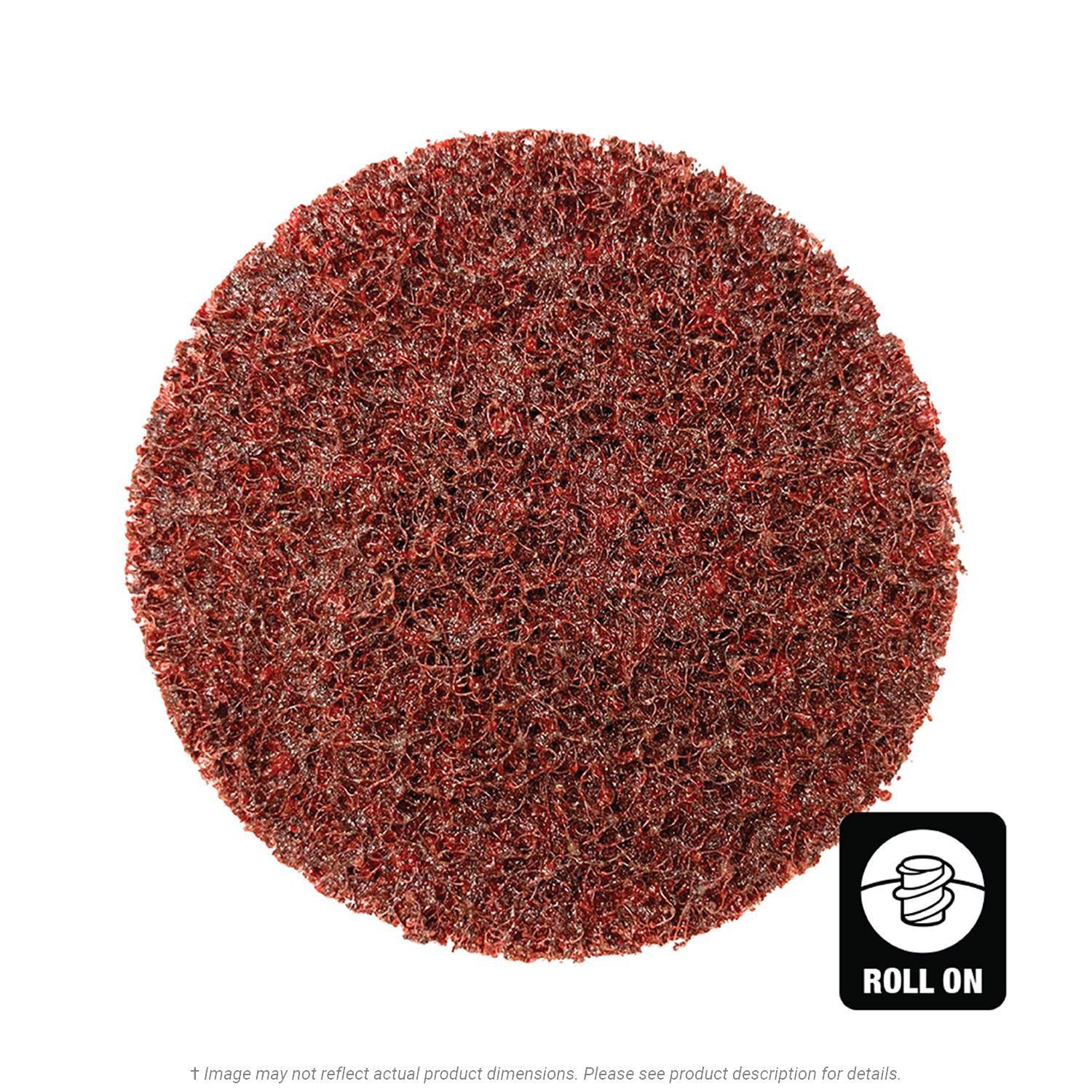 2" Maroon Medium Surface Conditioning Disc - 50 Per Box | K.L. Jack