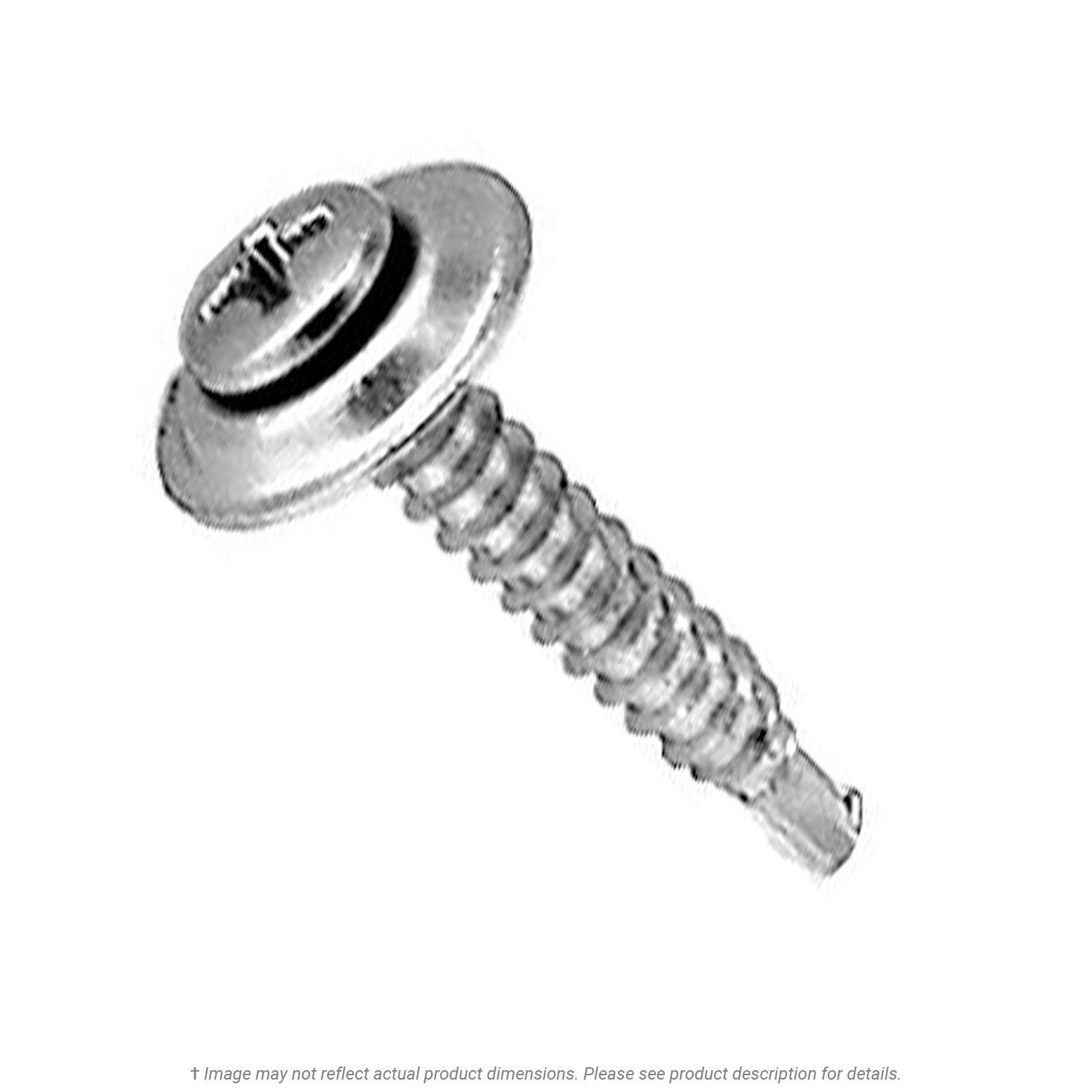 #8 x 1" Phillips Oval Head Sems Tek Screw | K.L. Jack