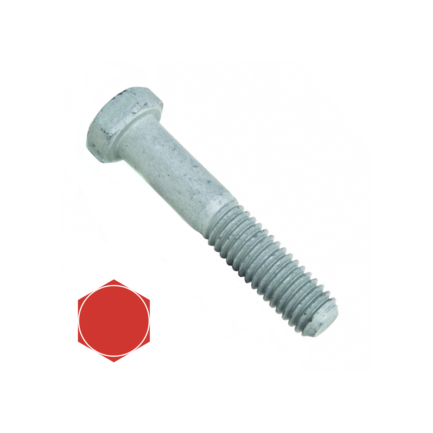 3/8"-16 x 1-3/4" Hot-Dip Galvanized Hex Head Cap Screw Grade 2 | K.L. Jack