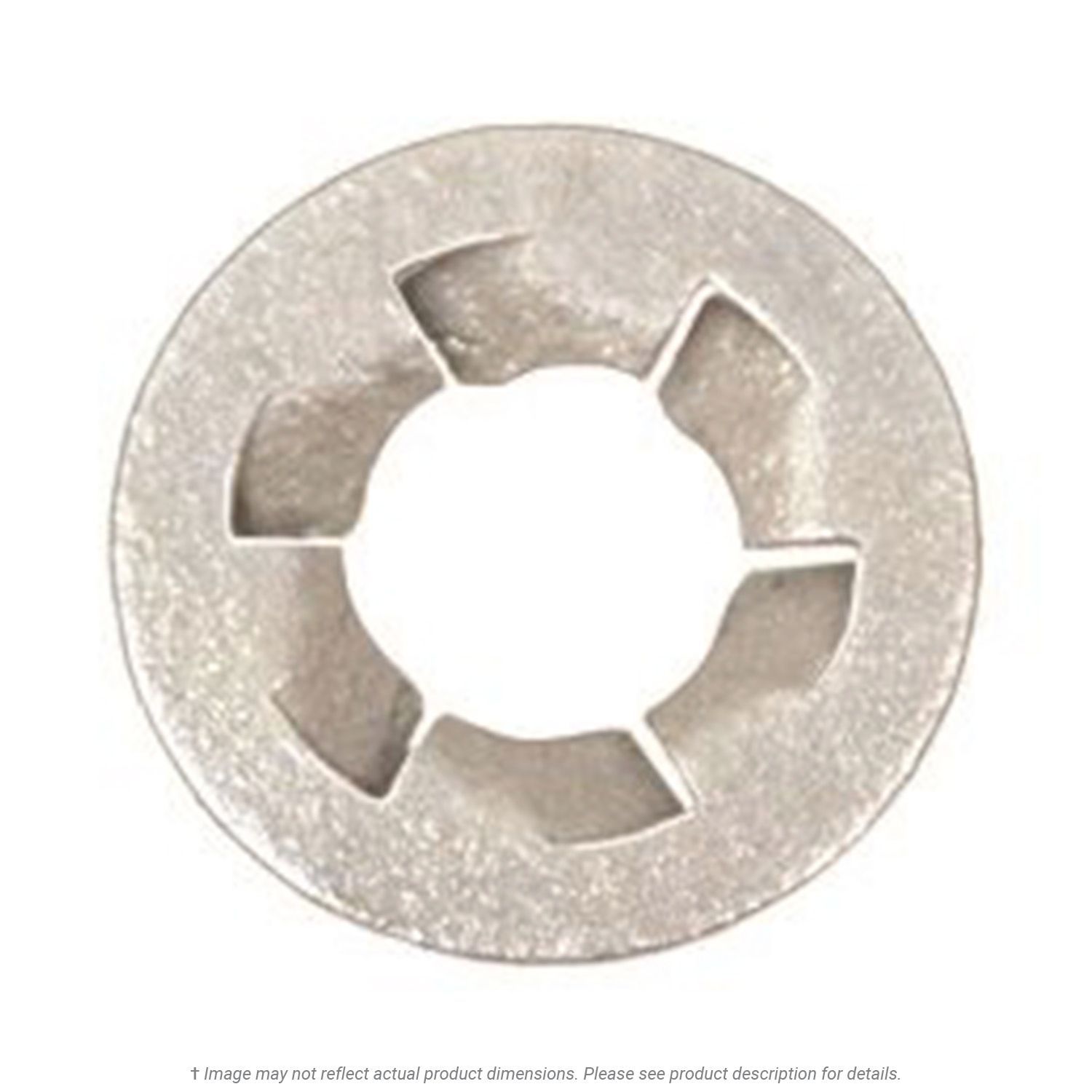 3/8" Zinc Plated Pushnut Bolt Retainer - 100 per Box | K.L. Jack