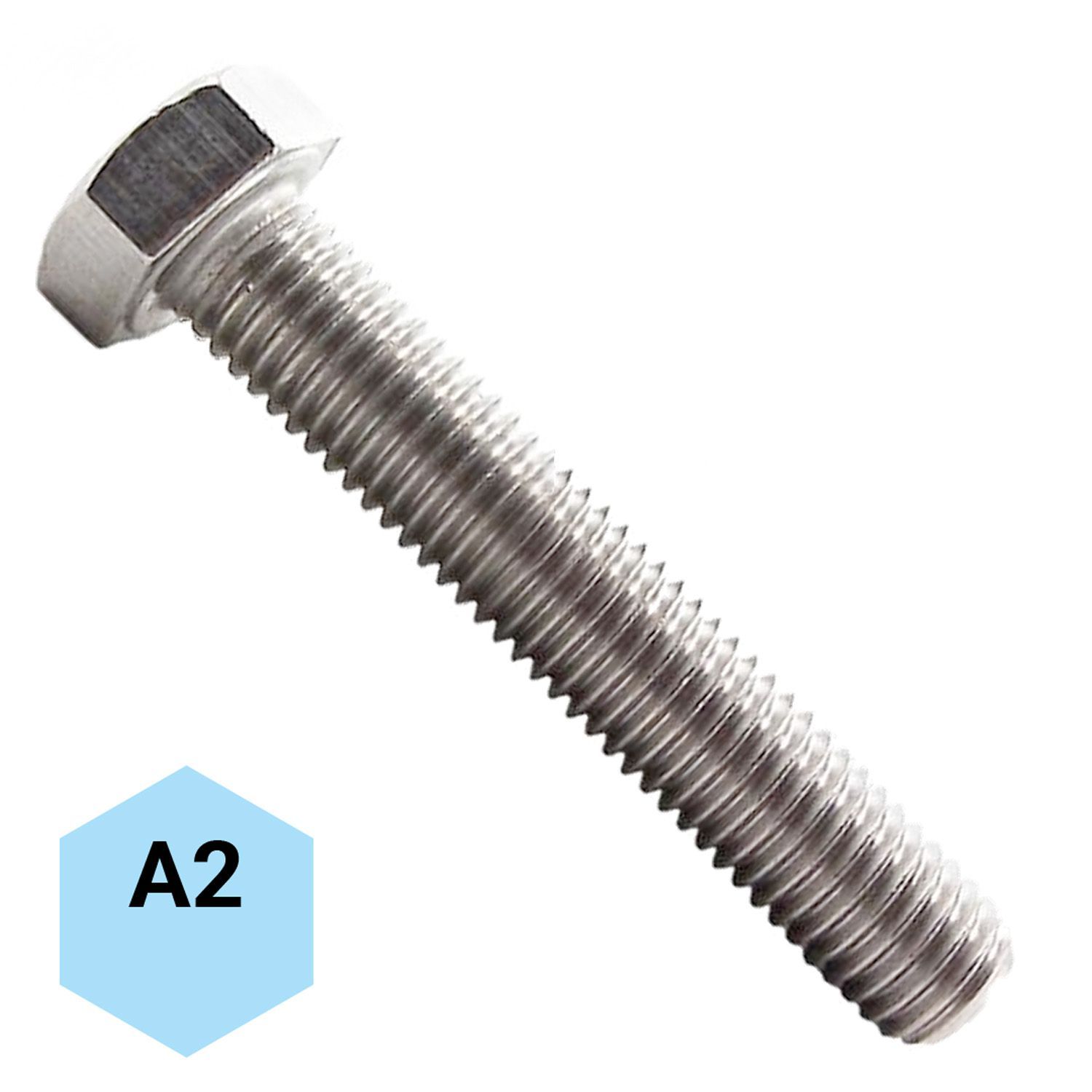 M10 1 5 X 30mm Stainless Steel Hex Head Cap Screw A2 K L Jack M10 1 5 X 30mm Stainless Steel Hex Head Cap Screw A2 K L Jack