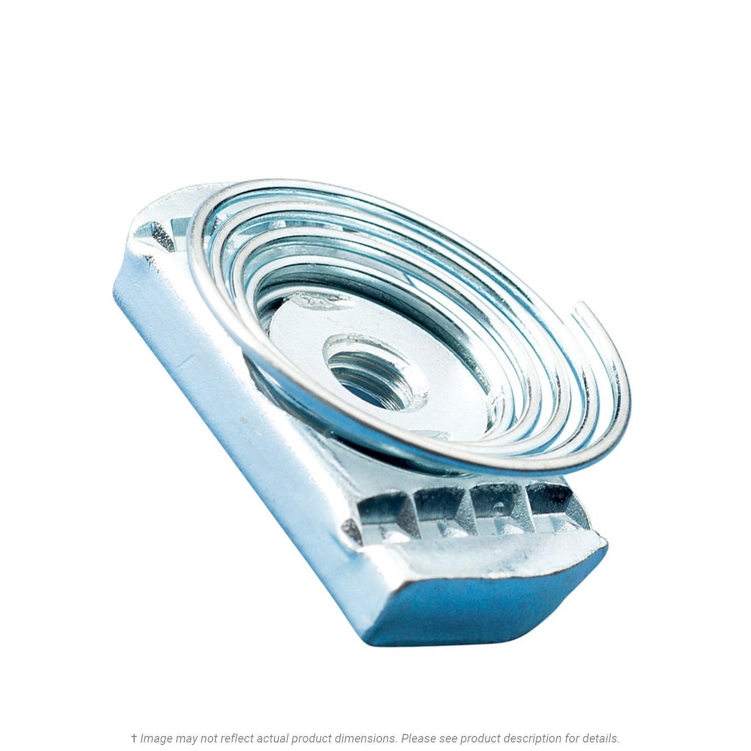 3/8"-16 Zinc Plated Top Wire Twirl Strut Nut | K.L. Jack