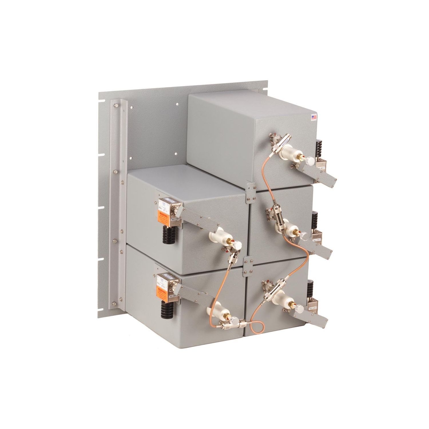 EMR 19" EIA Rack Mount 5 Channel Filter Ferrite Transmitter Combiner ...