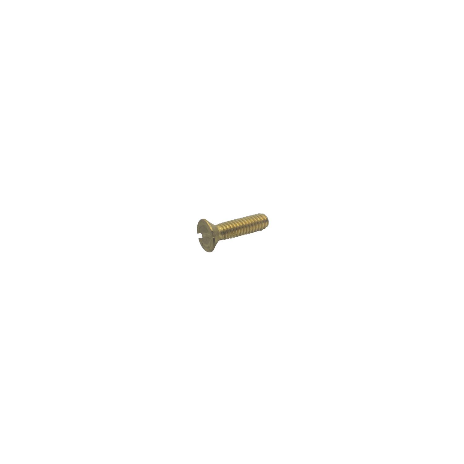 Brass Slotted Flat Head Machine Screw | STS Industrial