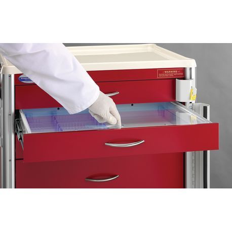 Crash Cart Drawer Tray with Acrylic Lid | Armstrong Medical