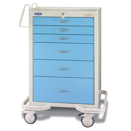 Standard Steel Two-Tone Anesthesia Carts / Procedure Carts / Mobile ...