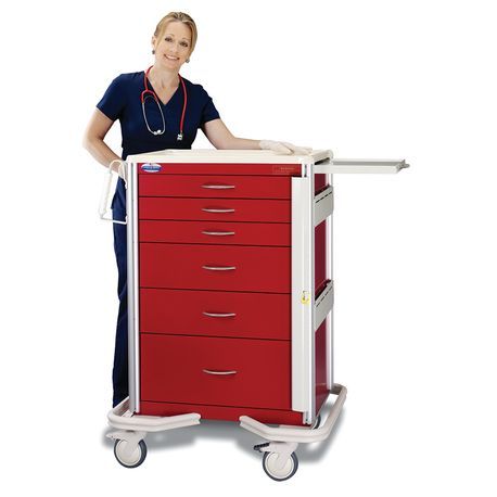 Premier Aluminum Solid Color Emergency Crash Carts / Code Carts ...