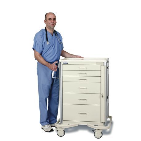 Premier Aluminum Solid Color Anesthesia Carts / Procedure Carts ...