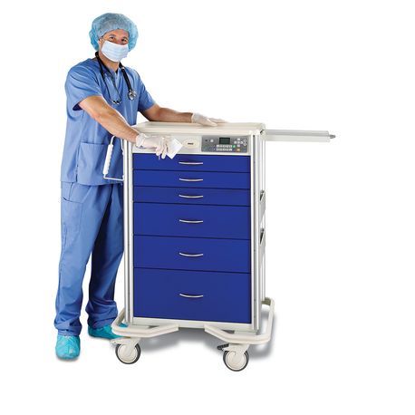 Aluminum Wireless Auto-Locking Carts | Armstrong Medical