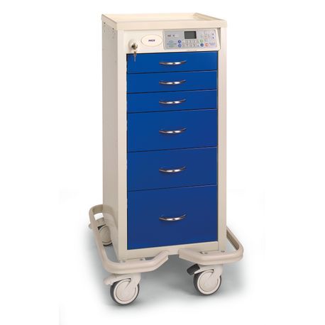 Aluminum Wireless Auto-Locking Narrow Cart | Armstrong Medical