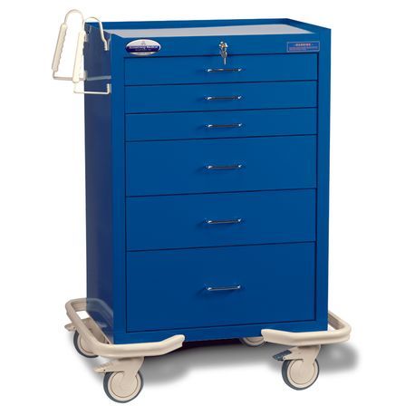 Standard Steel 24" 5-Drawer Key Locking Cart, Beige – Armstrong Medical ...