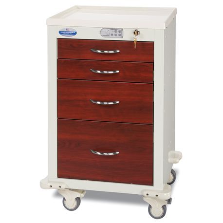 Steel Electronic Touchpad Locking Mini Carts | Armstrong Medical
