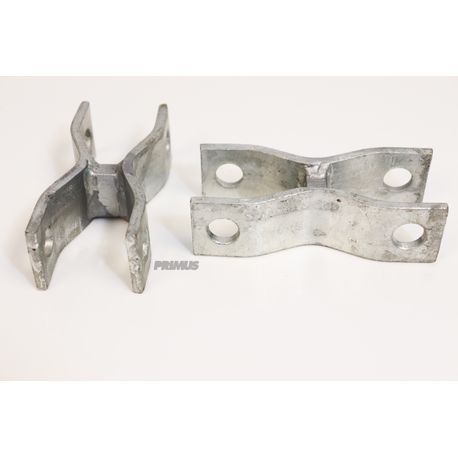 Pipe Mounting Kit for 1.25 - 3.5" OD Round Members. Includes Two Clamps | Primus Electronics
