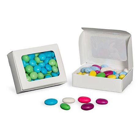 MOD-PAC White 1/4 lb Candy Box with Window (1071WR) | S. Freedman ...