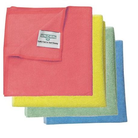 Unger® SmartColor™ Yellow 16" x 16" Microfiber Wipe (ME40J) | S ...
