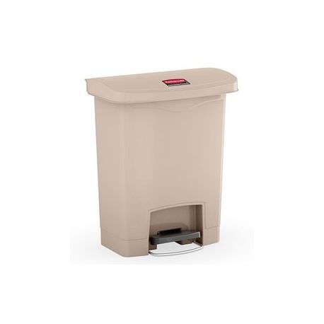 Rubbermaid Commercial® Streamline® Beige 8 Gallon Front Step-On ...