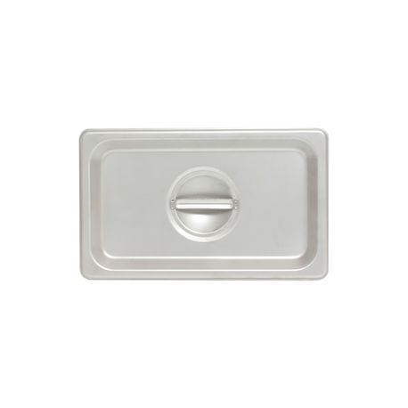 Thunder Group® Stainless Steel 1/4 Size Solid Steam Pan Cover ...
