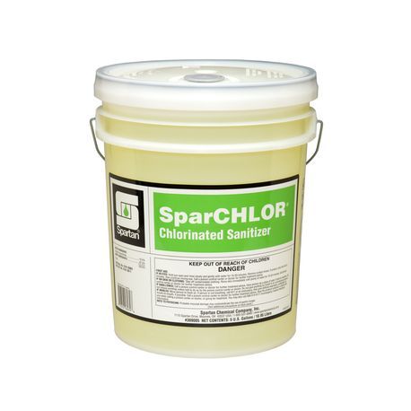 Spartan® SparCHLOR® Chlorinated Sanitizer - 5 Gallon Pail Size (309005 ...