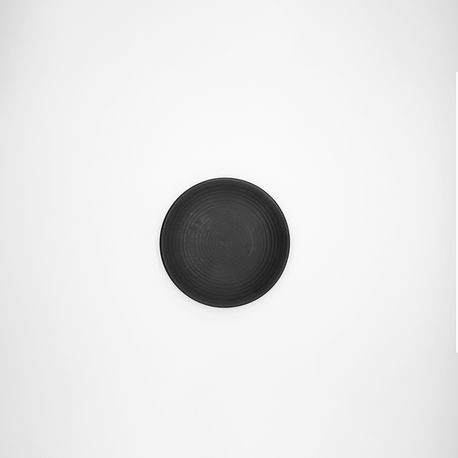 Chena Black Bread Plate, 6" diameter, Anfora, set of 12 (24 ea/cs ...