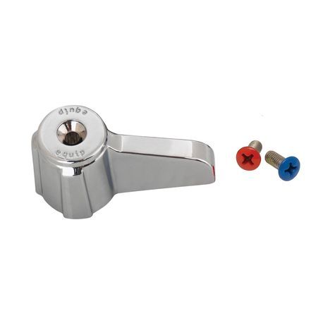 T&S Brass 5-HDL-L Lever Handle Kit, includes (1) chrome-plated metal ...