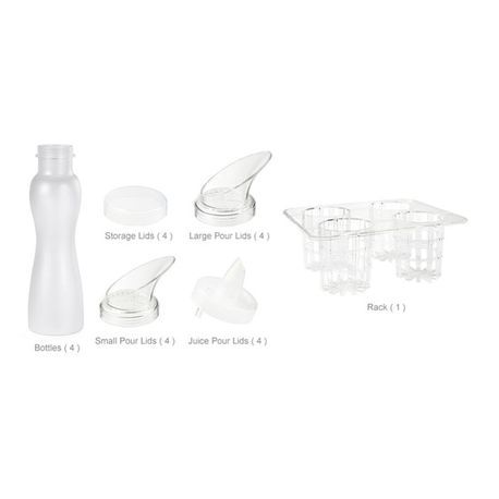 G.E.T. Enterprises SDB-32-PC-SET DRESSING JUICE KIT W/ 4-32OZ BOTTLES W ...